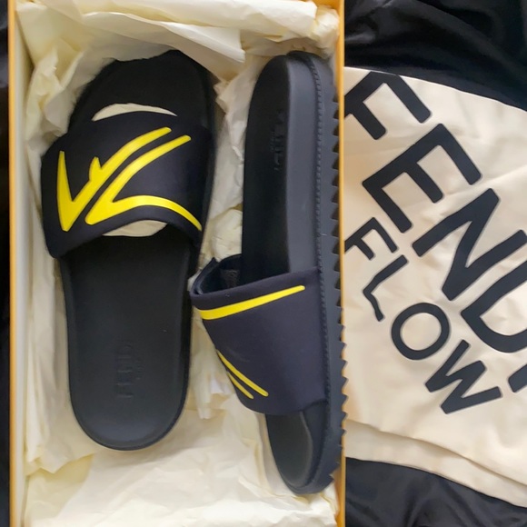 Fendi | Shoes | New Men Fendi Pool Slides | Poshmark